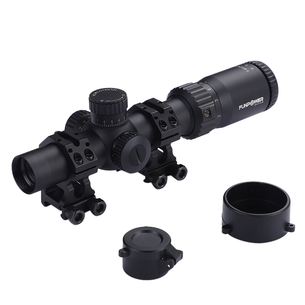 Funpower Tactical High Quality Riflescope 1-6*24 IR Dia 30mm Outdoor ...
